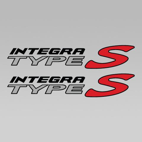 Integra Type S Decals (2 Color Options) – DC5R Parts LLC